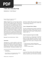 RCH Guidelines: Pediatric Abdominal Pain | PDF | Pain | Constipation