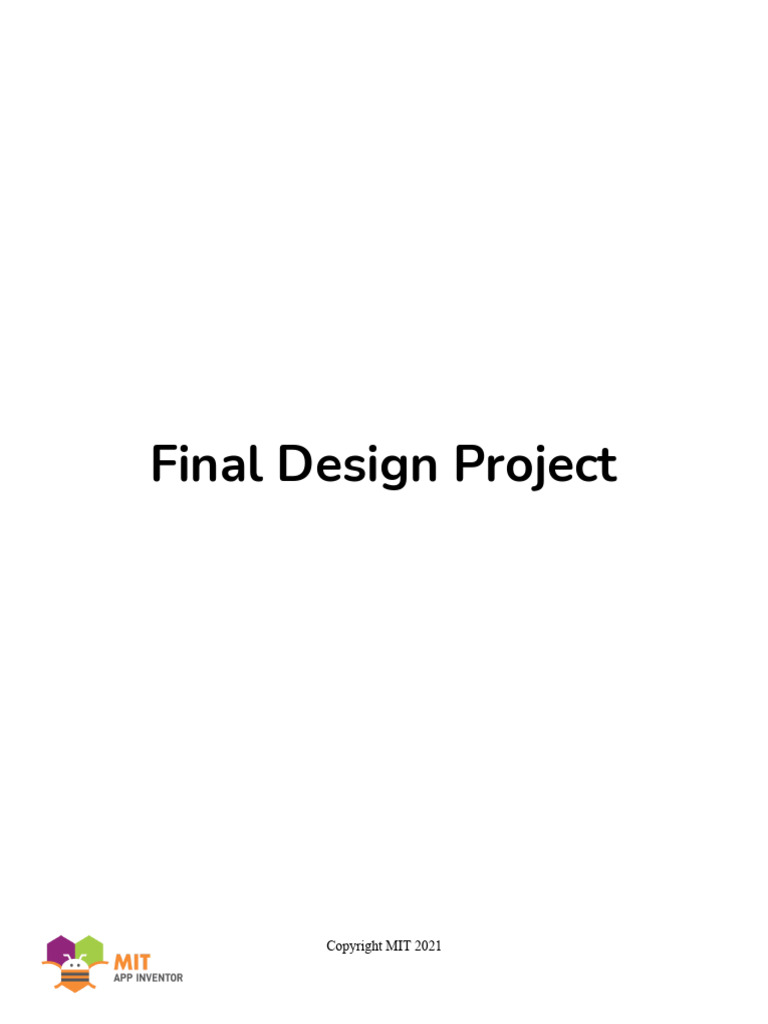 Unit 10 Final Design Project Pdf Control Flow Iteration