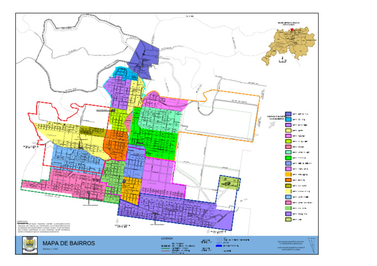 Ivoti Mapa de Zoneamento - Bairros | PDF