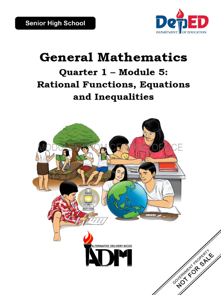 Gen Math11 - Q1 - Mod5 - Rational Functions Equations and Inequalities ...