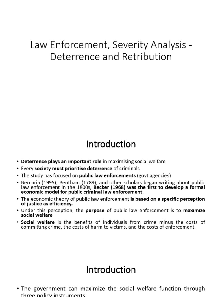 Unit 16 Law Enforcement Severity Analysis Deterrence And Pdf 3534