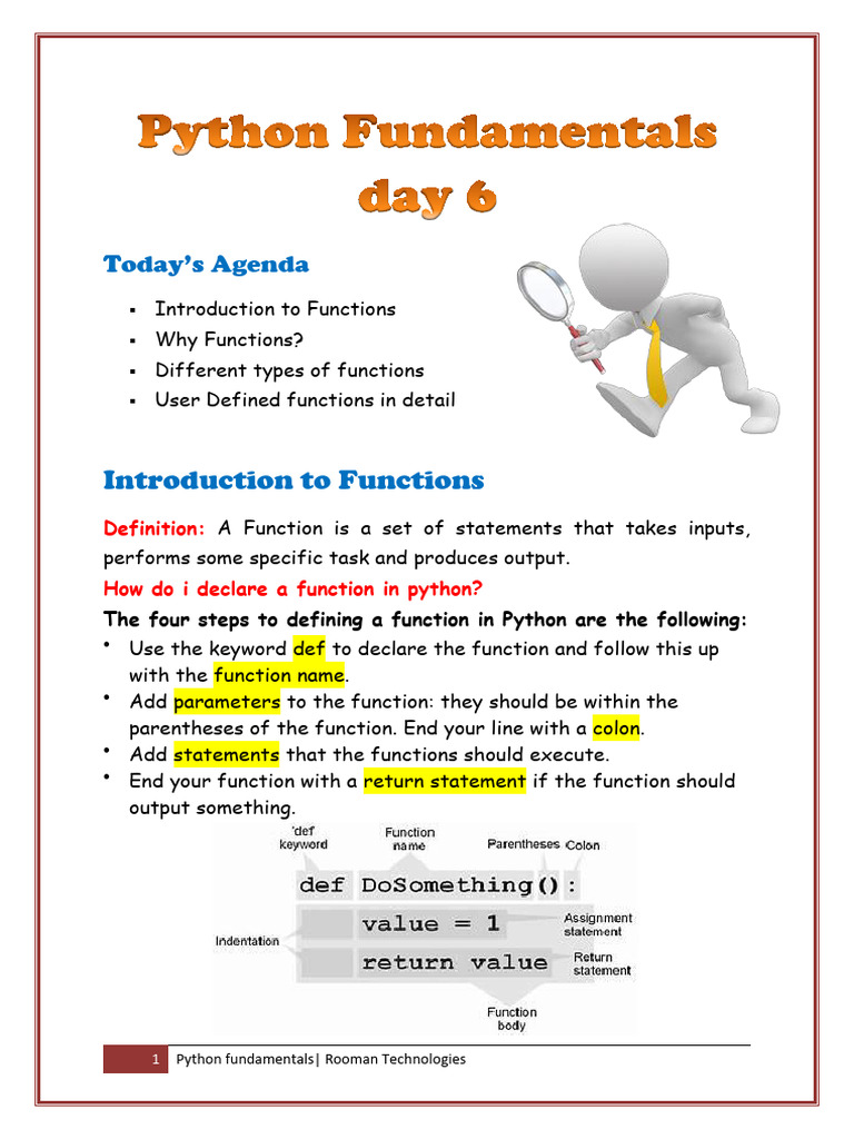 Python Day6 211004 234932 Pdf Parameter Computer Programming Python Programming Language