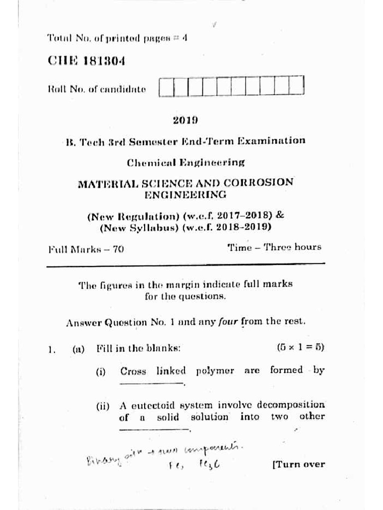 Msce Question Paper 230512 205507 | PDF