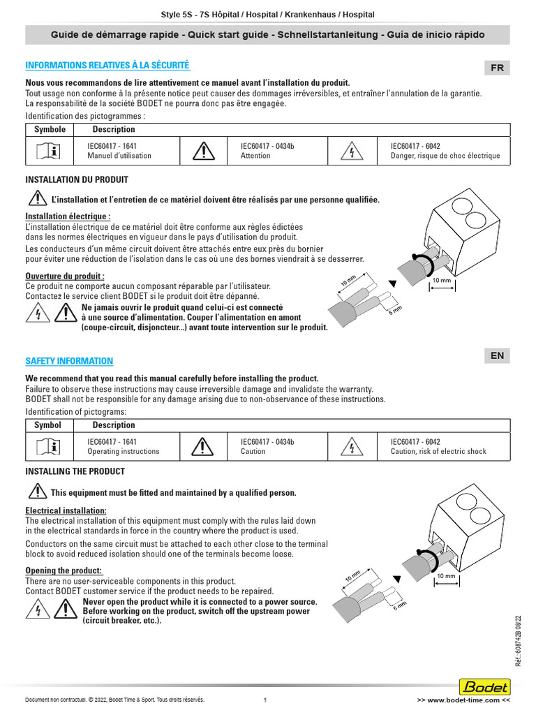 Quick Start Style 5S 7S OP | PDF