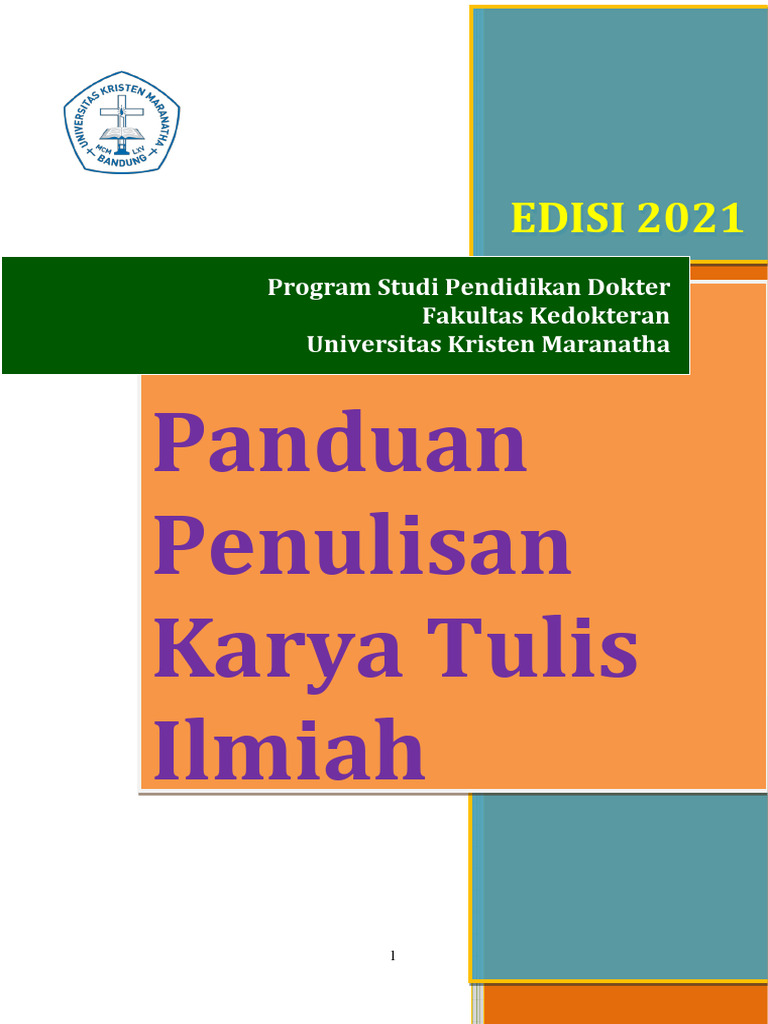 Panduan-Penyusunan-KTI-2021 PKM | PDF