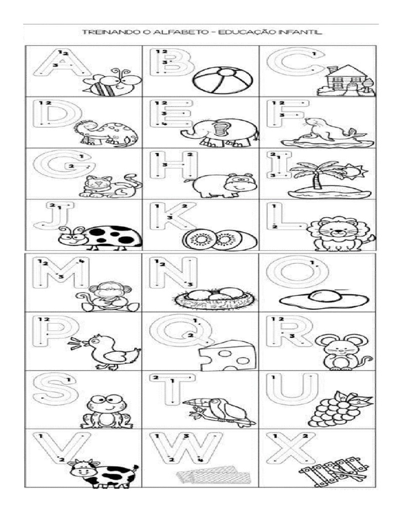 abecedario y numeros | PDF