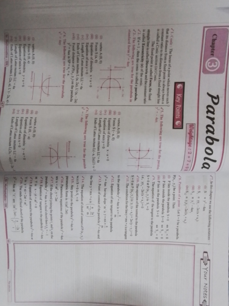Parabola | PDF | Differential Geometry | Algebraic Geometry