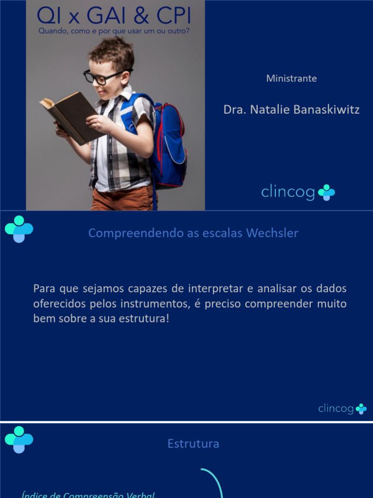 Aula GAI CPI X QIT | PDF | Quociente de inteligência | Memória