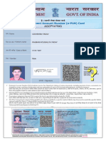 PAN Card Format and Sample PDF Guide | PDF