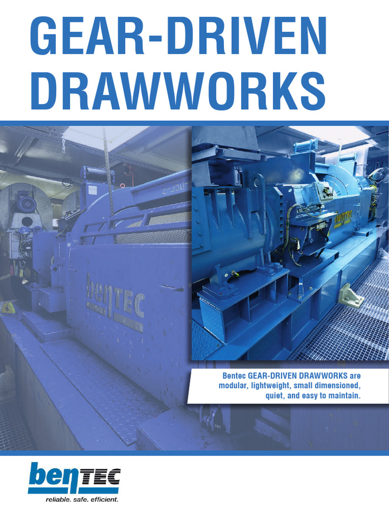 Bentec Gear-Driven Drawworks Overview | PDF | Electric Motor ...