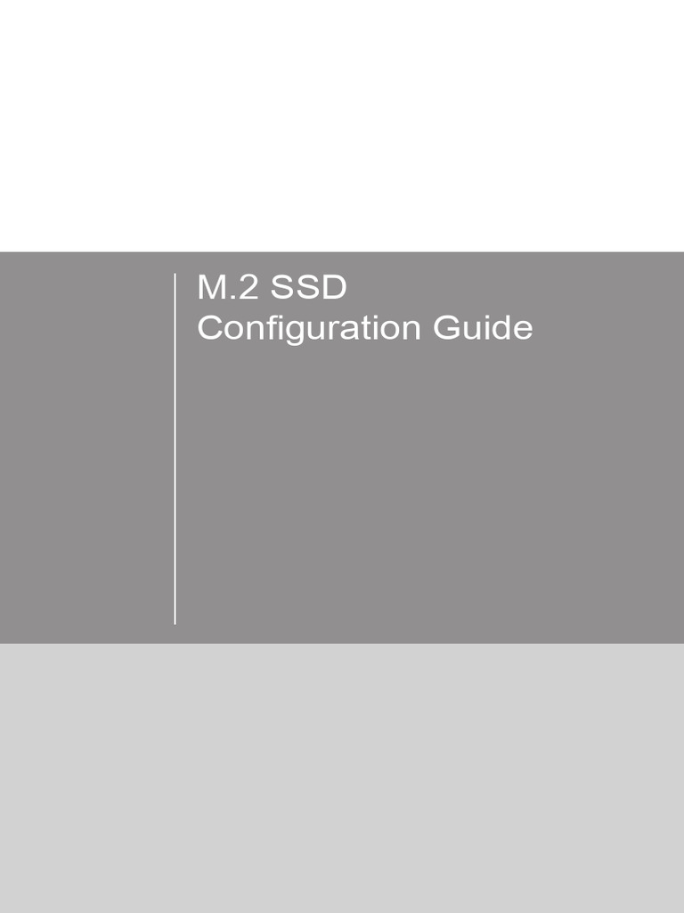 9s M.2 SSD Guide | PDF | Solid State Drive | Computer Data