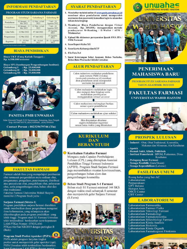 Brosur Fakultas Farmasi | PDF