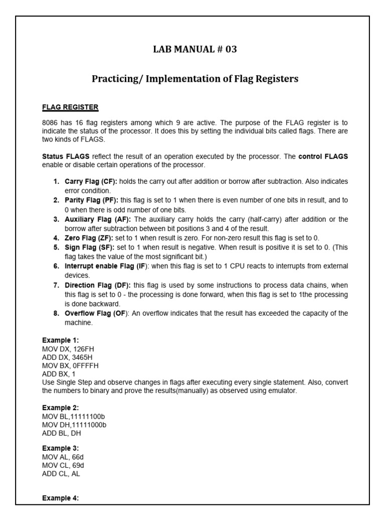 Lab 3 Flags | PDF | Integrated Circuit | Manufactured Goods