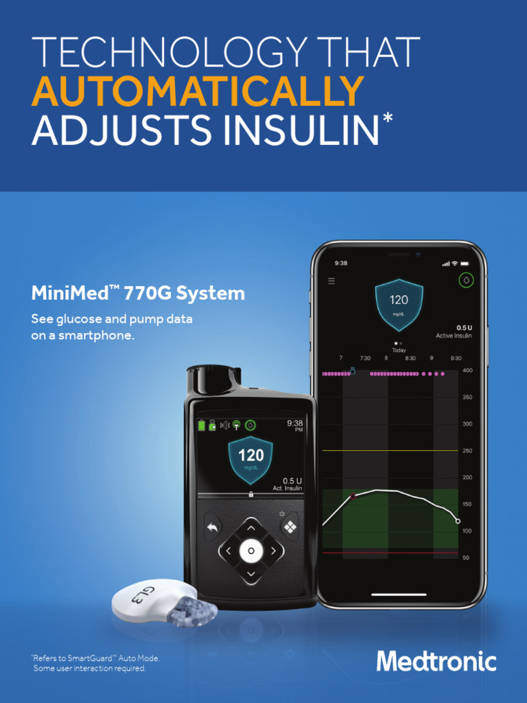 MiniMed 770G System Brochure | PDF | Disorders Of Endocrine Pancreas | Computing