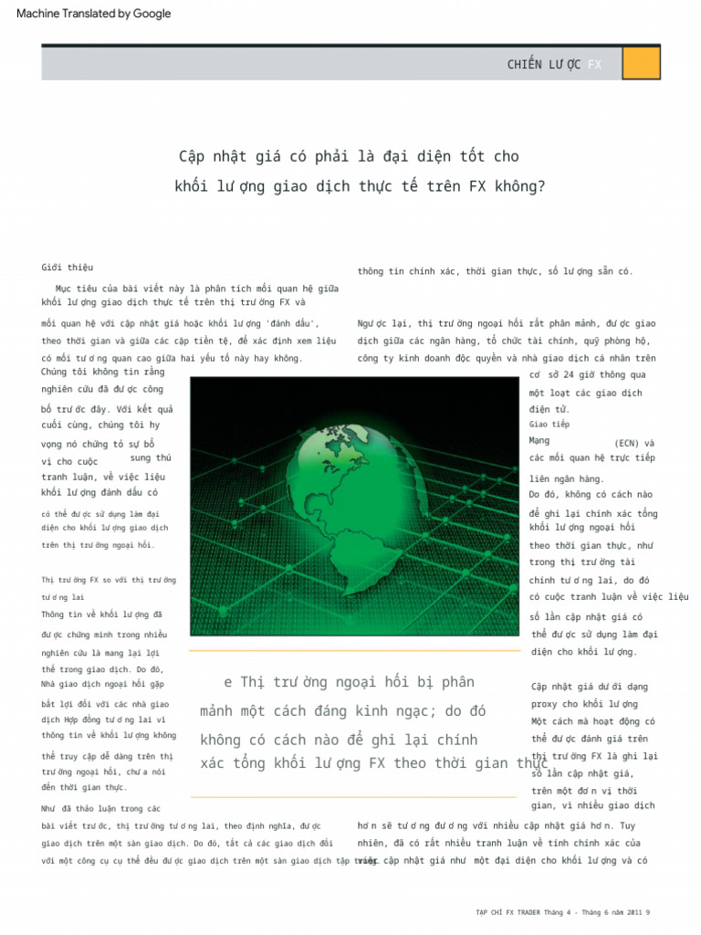 Fxvolume Tick Volume Vs Real Volume Study | PDF