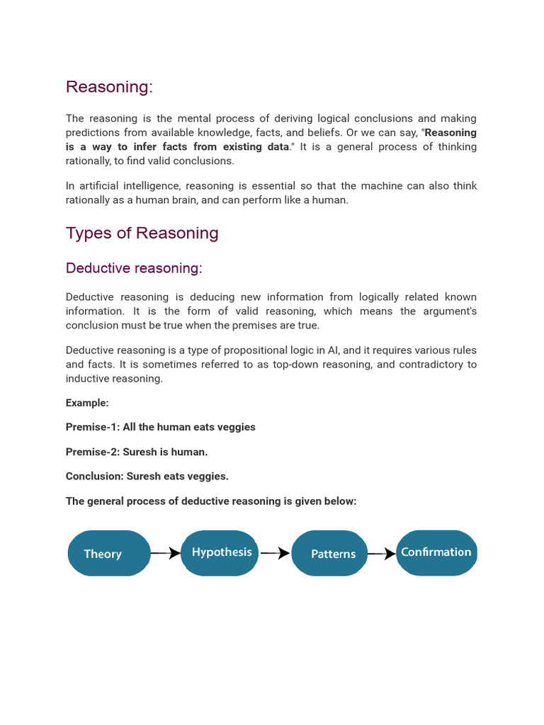 Reasoning Systems for categories | PDF | Deductive Reasoning | Reason