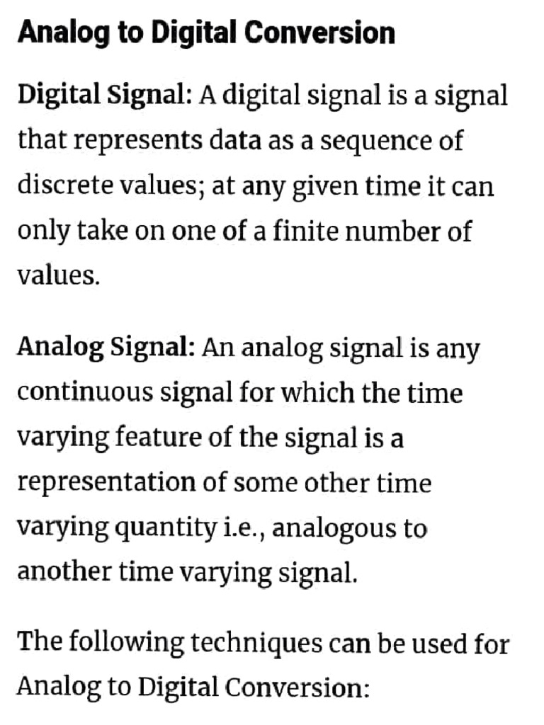 5.analog To Digital, Digital To Digital | PDF | Sampling (Signal Processing) | Digital Signal