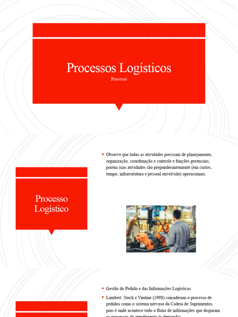 Processos Logísticos | PDF | Cadeia de suprimentos | Logística