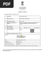GST Registration Certificate Sample | PDF