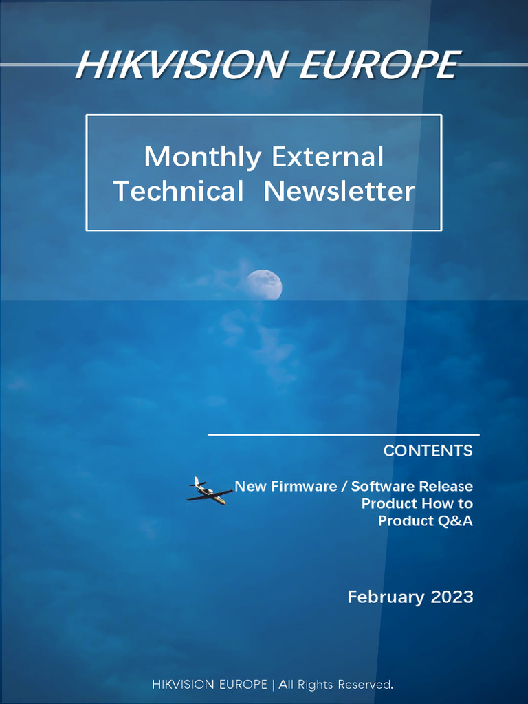 Monthly External Technical Newsletter (February.2023) | PDF | Qr Code | Wi Fi