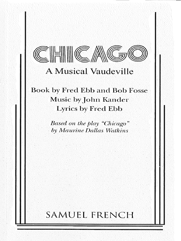 Chicago Libretto PDF | PDF