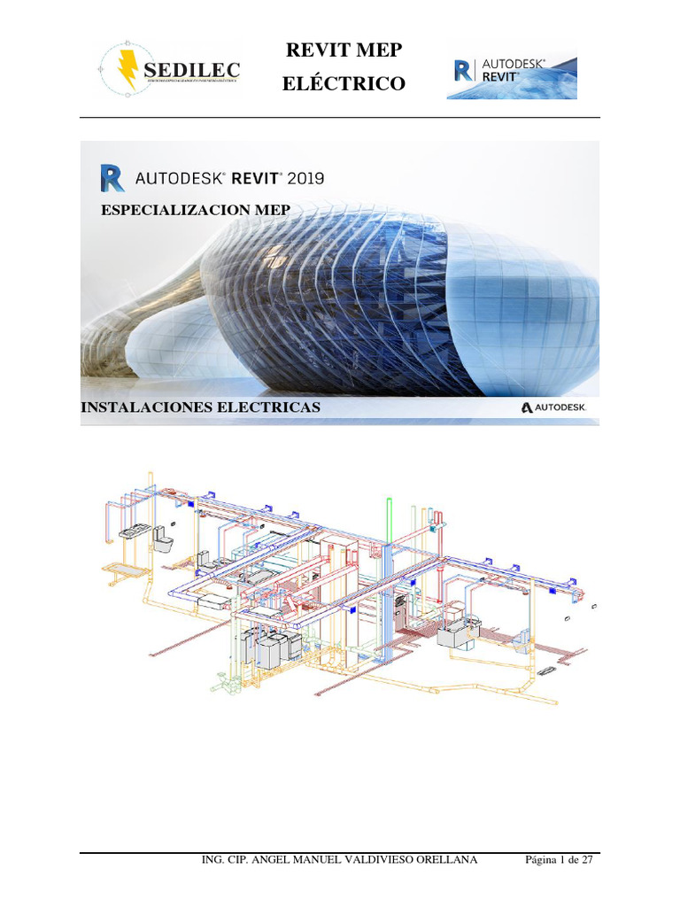 Manual de Revit MEP Eléctrico 2025 | PDF | Autodesk Revit | Modelado de ...