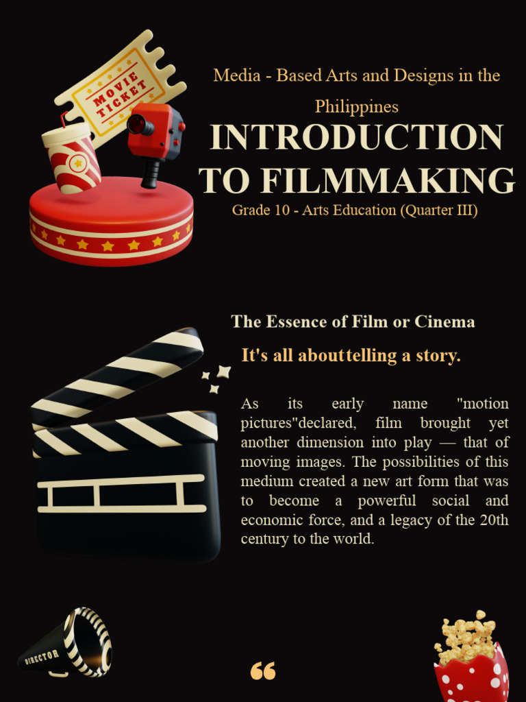 Film - Media-based Arts and Design in the Philippines | PDF | Cinematography