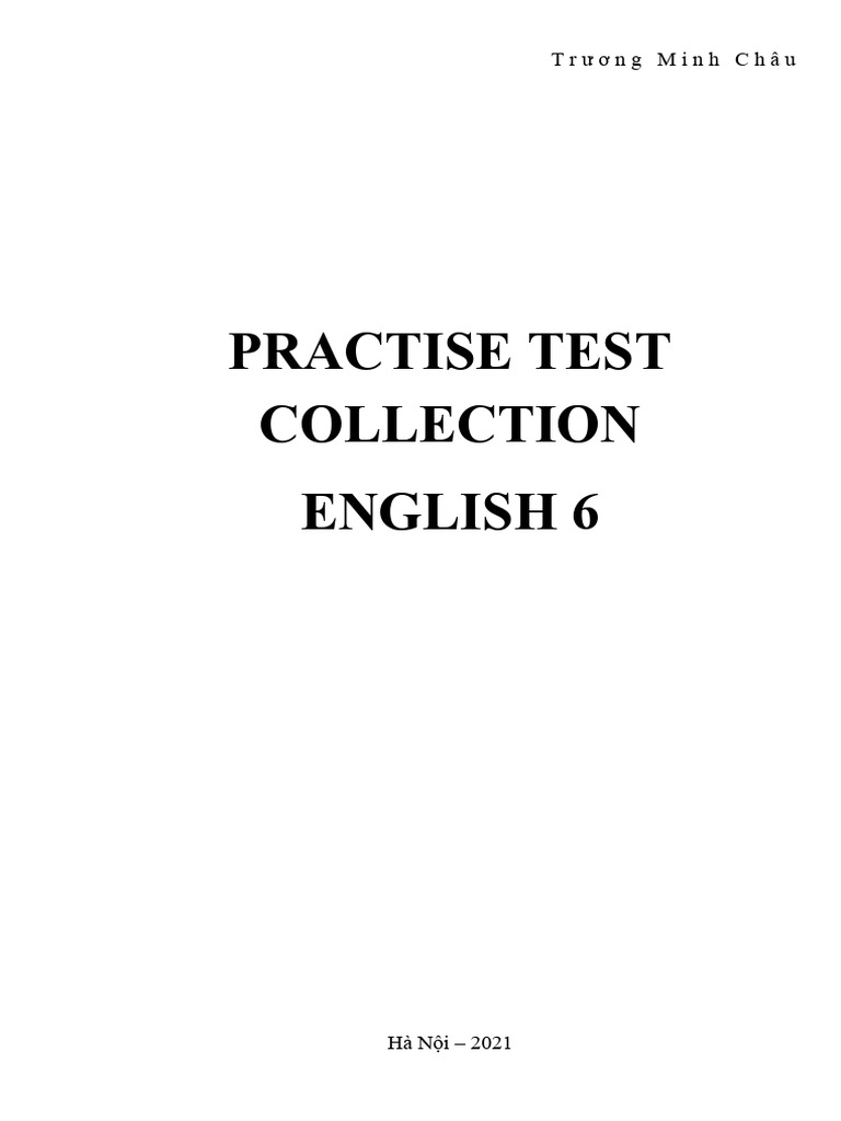 Grade 6 - PRactise Test Collaboration | PDF