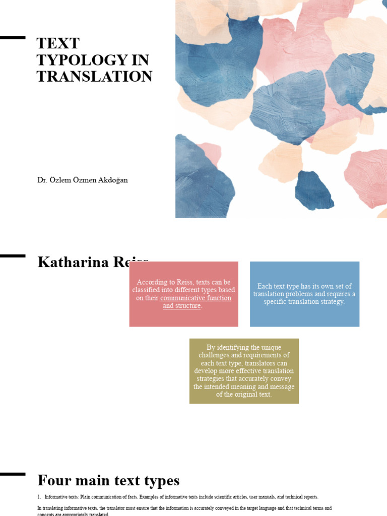 Translation Text Types and Translatability | PDF | Translations | Communication