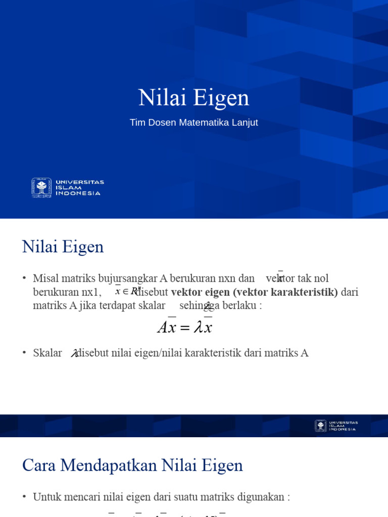 07-Nilai Eigen | PDF