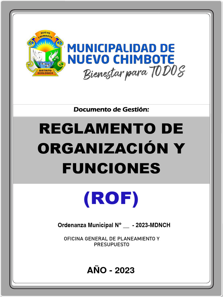 Rof - Muni MDNCH - Ver 5 | PDF