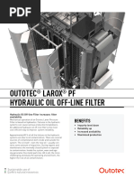 Larox PF Filter Overview and Specs | PDF | Filtration | Length