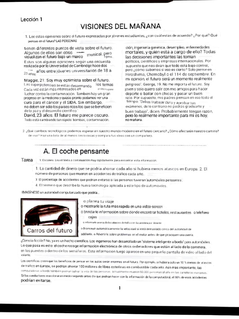 Tema 1 Vocabulario | PDF