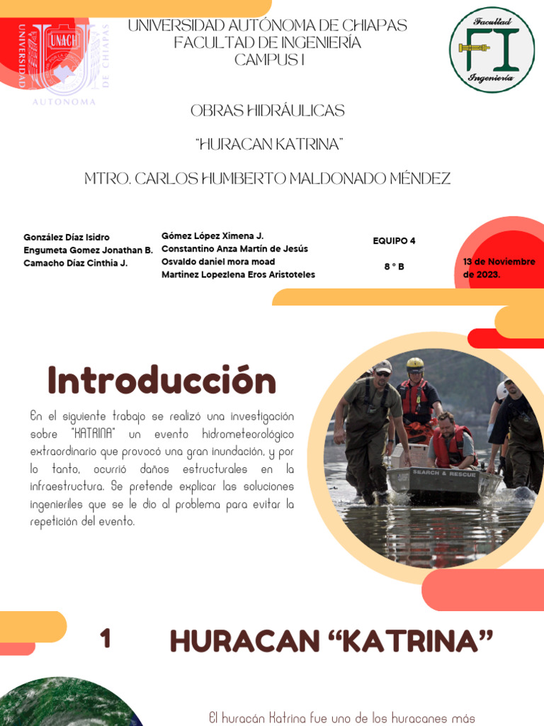 Ingeniería y Lecciones del Katrina | PDF | Huracan Katrina | Ciclones tropicales