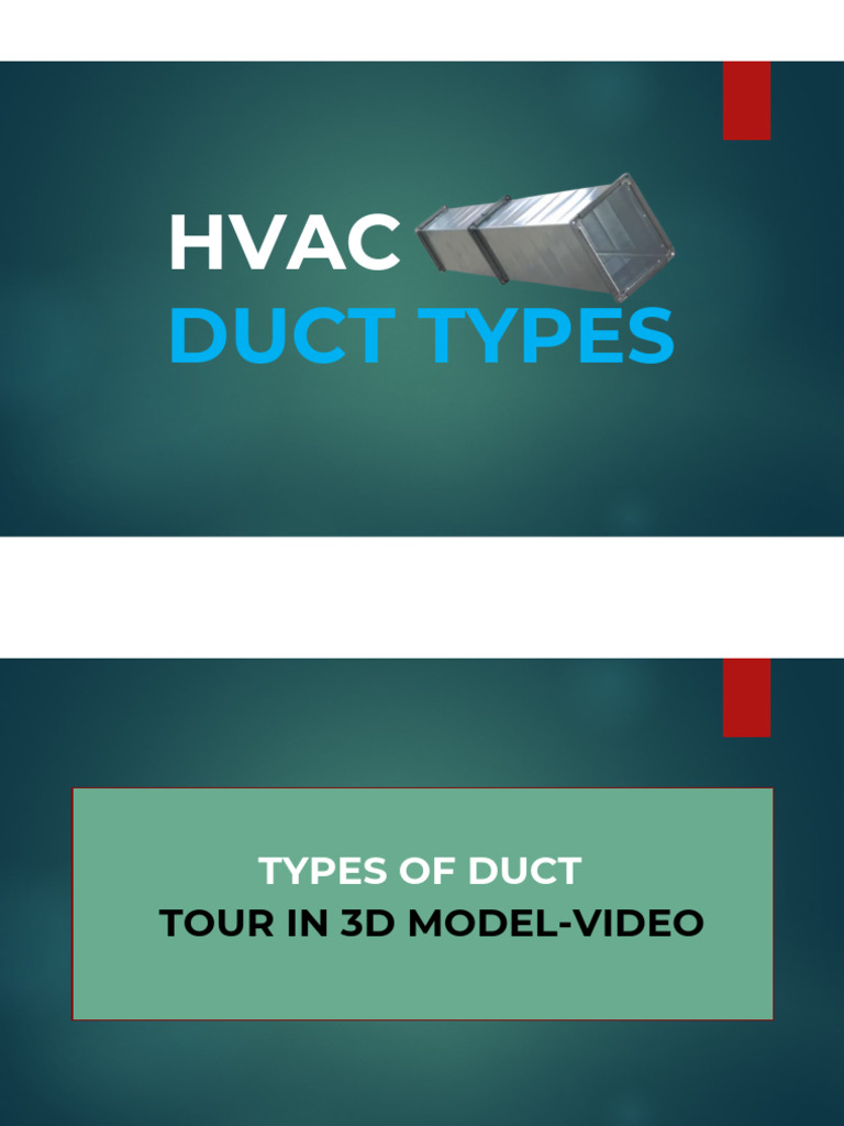 HVAC Duct Types | PDF