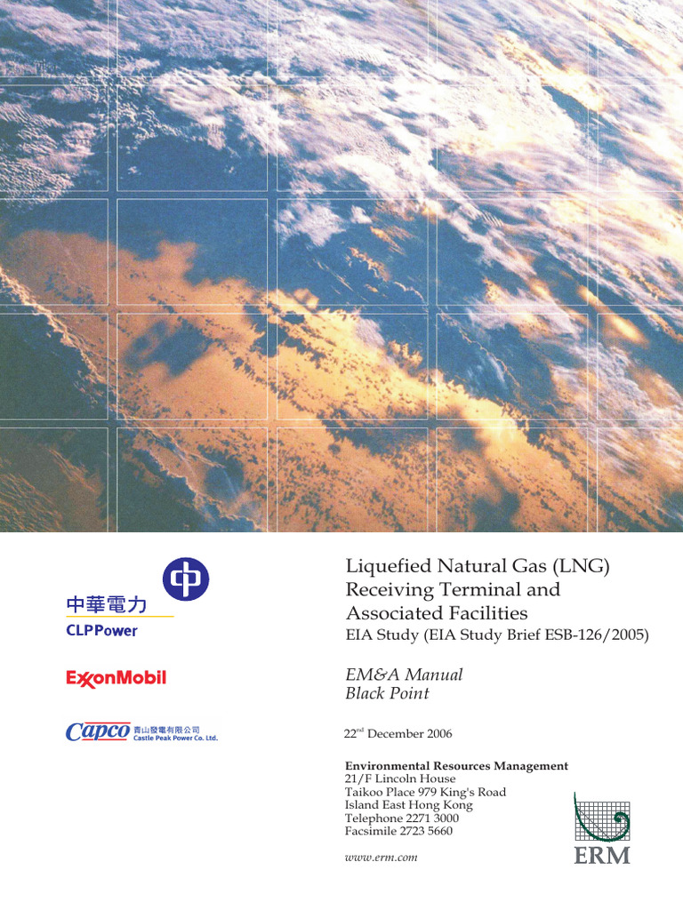 LNG Eia | PDF | Environmental Impact Assessment | Environmental Monitoring