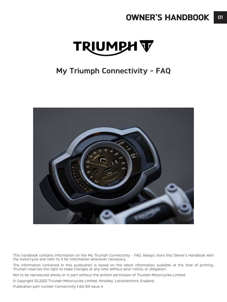 My Triumph Connectivity - Faq - English | PDF | Bluetooth | Ios