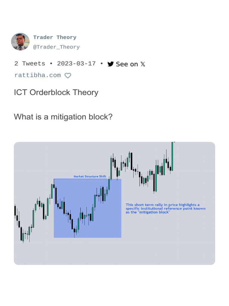 Ict - Orderblock - Theory - What - Is - Thread - by - Trader - Theory - Mar 17, 23 - From ...