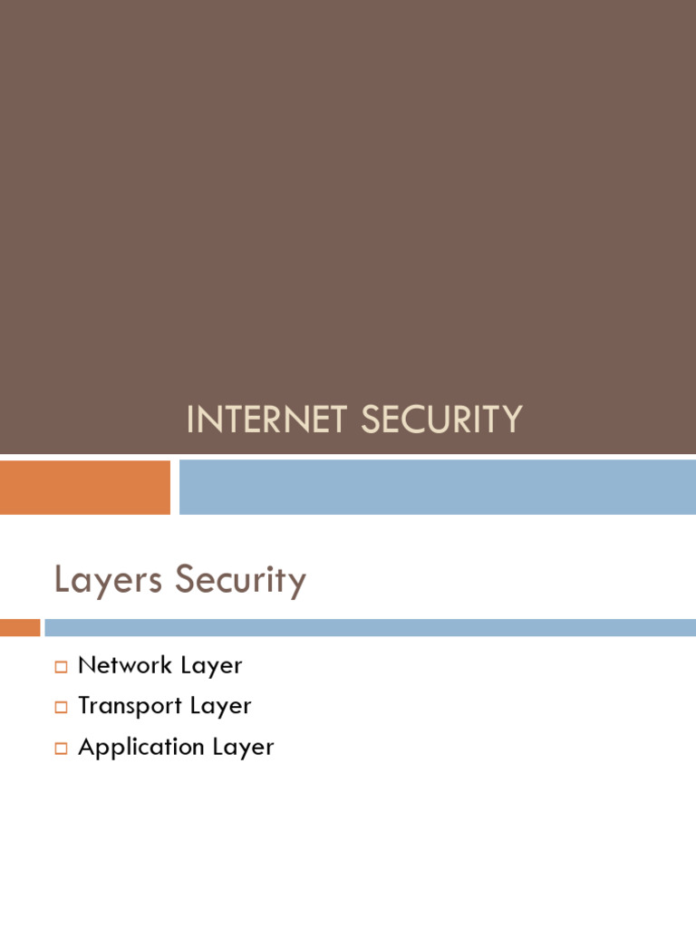 Internet Security | PDF | Internet Protocols | Cyberspace