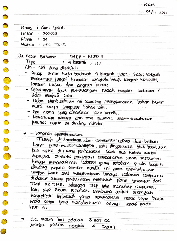 04 - Ainil Ifdah - TD 2.9 - 2001028 - Uts TSJR | PDF