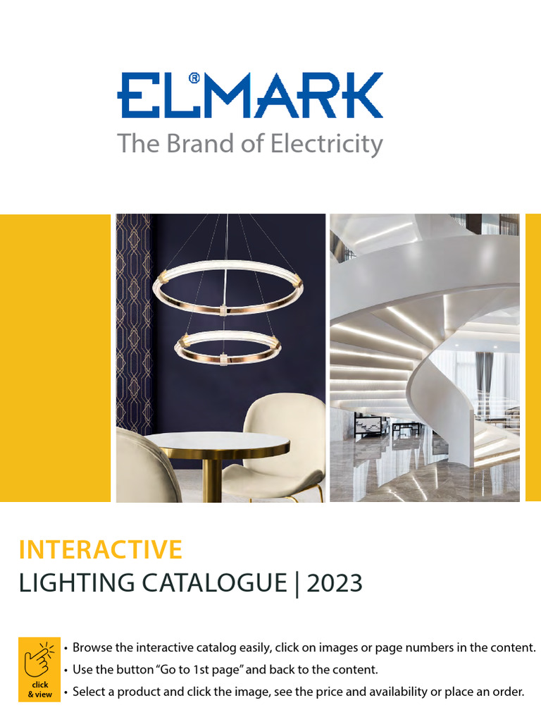 ELMARK Lighting Catalogue 2023 | PDF | Lighting | Building Engineering