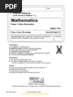 AQA GCSE Combined Science Equation Sheet | PDF | Mass | Force