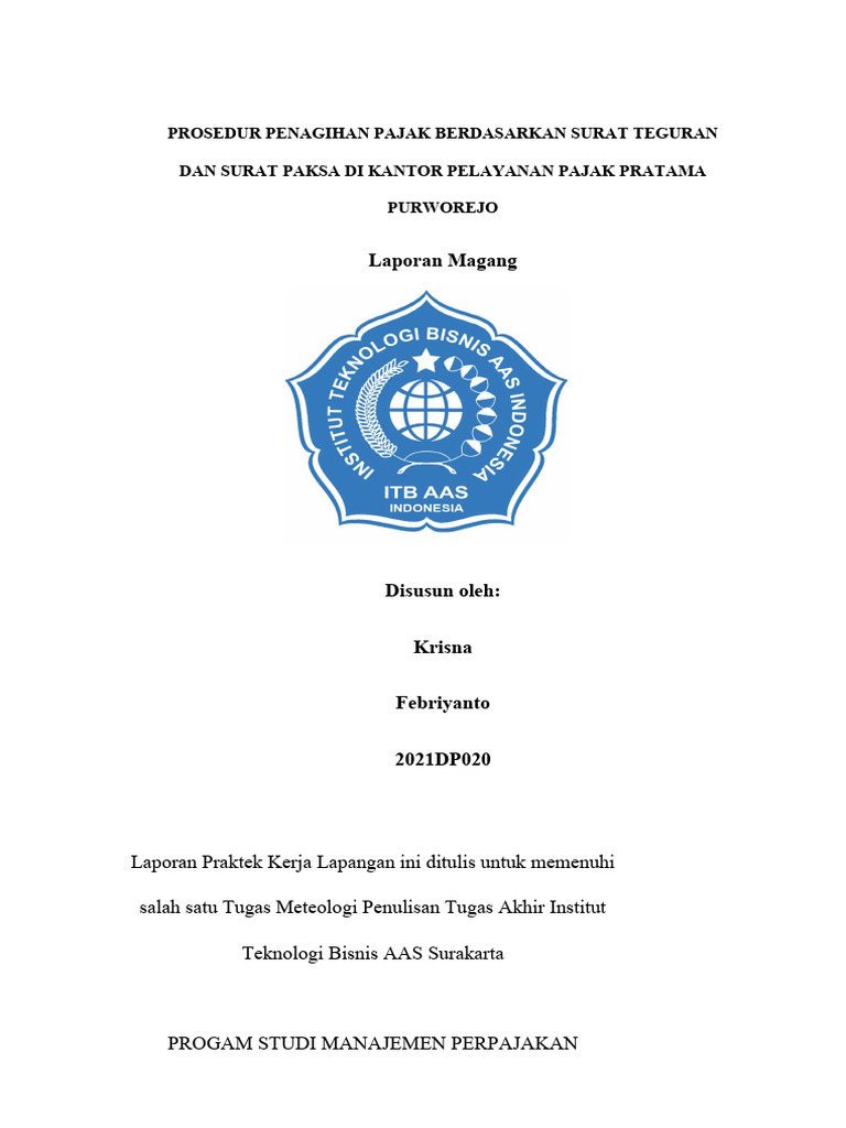 Laporan Krisna | PDF