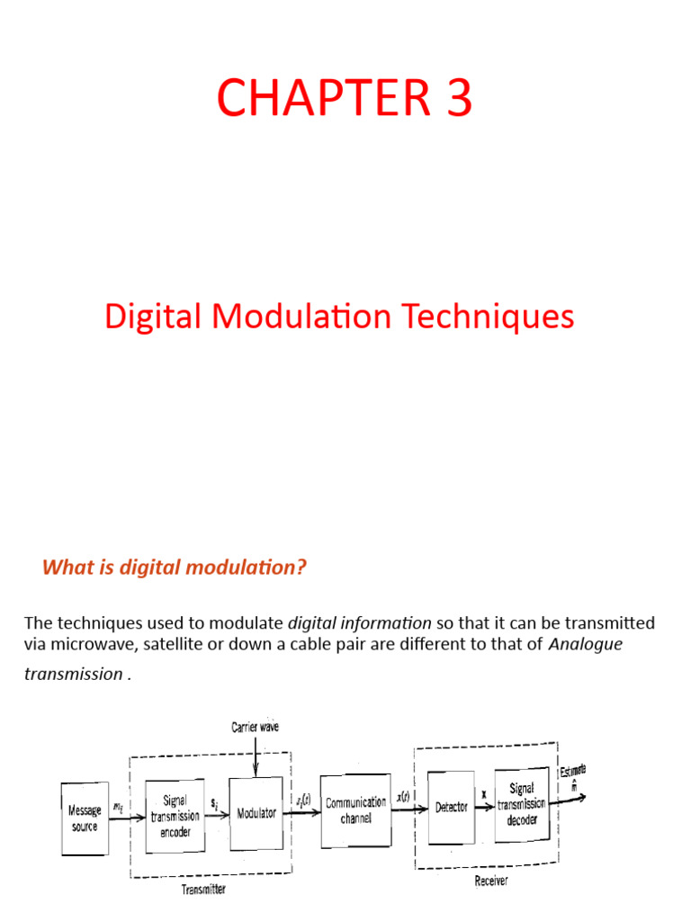 chapter 3 | PDF | Modulation | Electricity