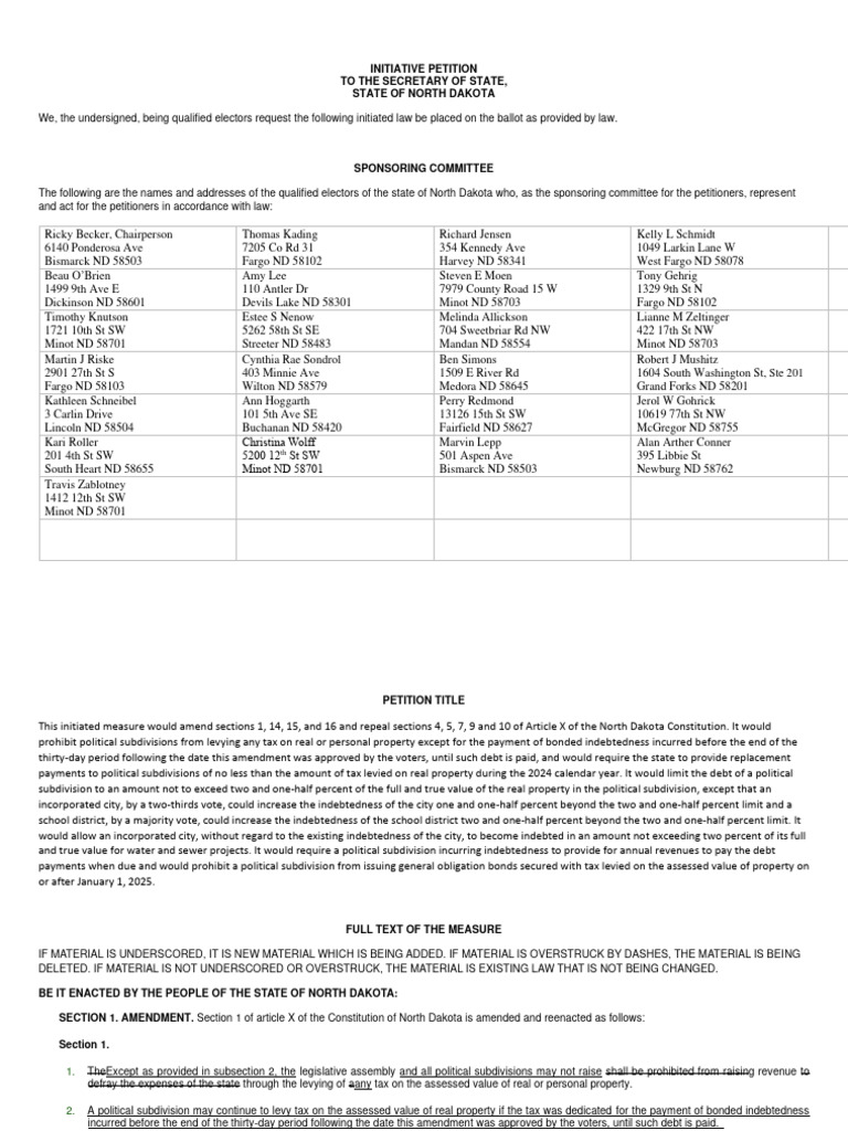 Approved Property Tax Petition 29june23 | PDF | Debt | Bonds (Finance)