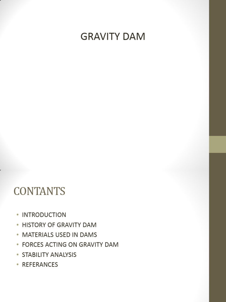 Gravity Dam | PDF