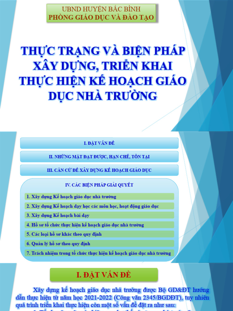 Thực Trang Và Biện Pháp Xây Dựng KHGD | PDF