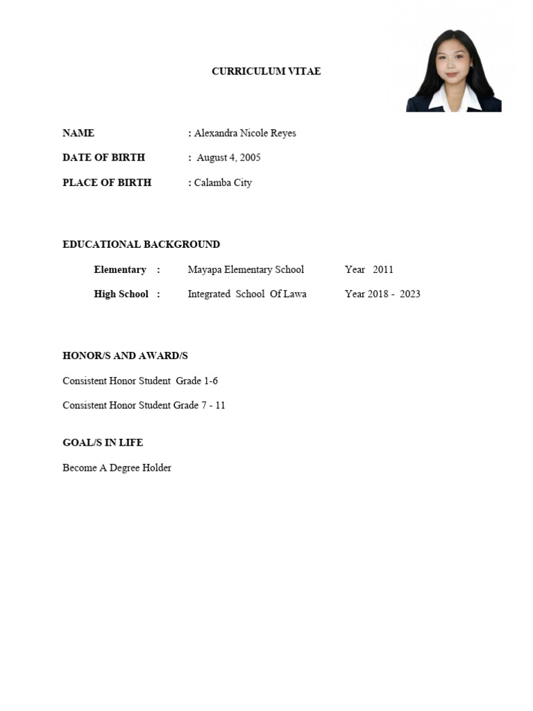 Curriculum Vitae | PDF | Foreign Language Studies