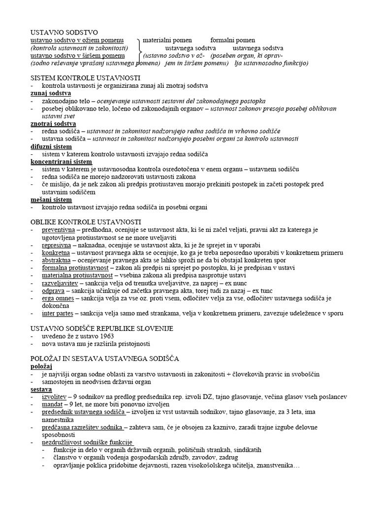 Ustavno Sodisce | PDF