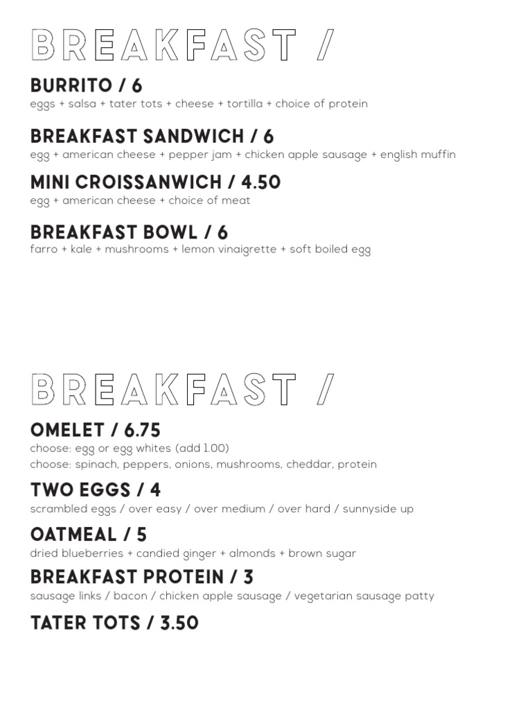2f Menu 01 | PDF | Salad | Pickling